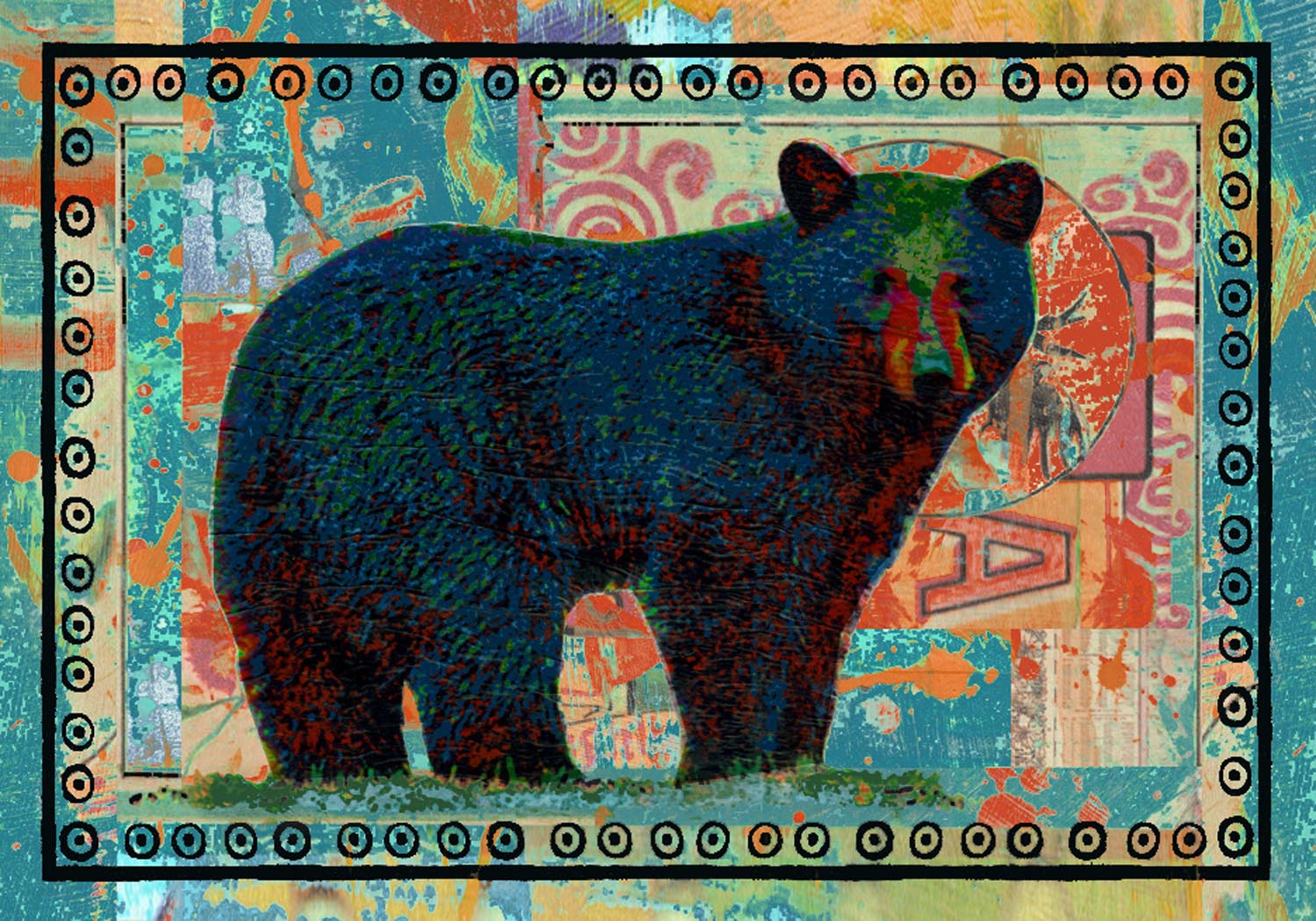 Ruiz Bear Pair – Collage – American Dakota