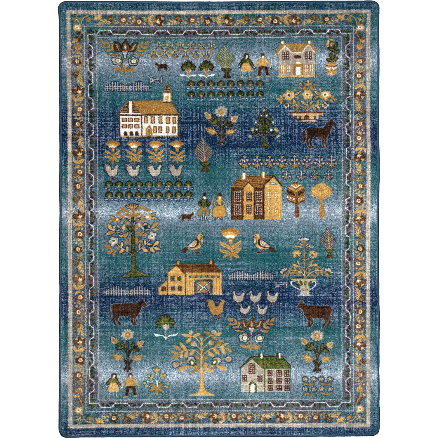 Salt Block Houses – Denim – American Dakota