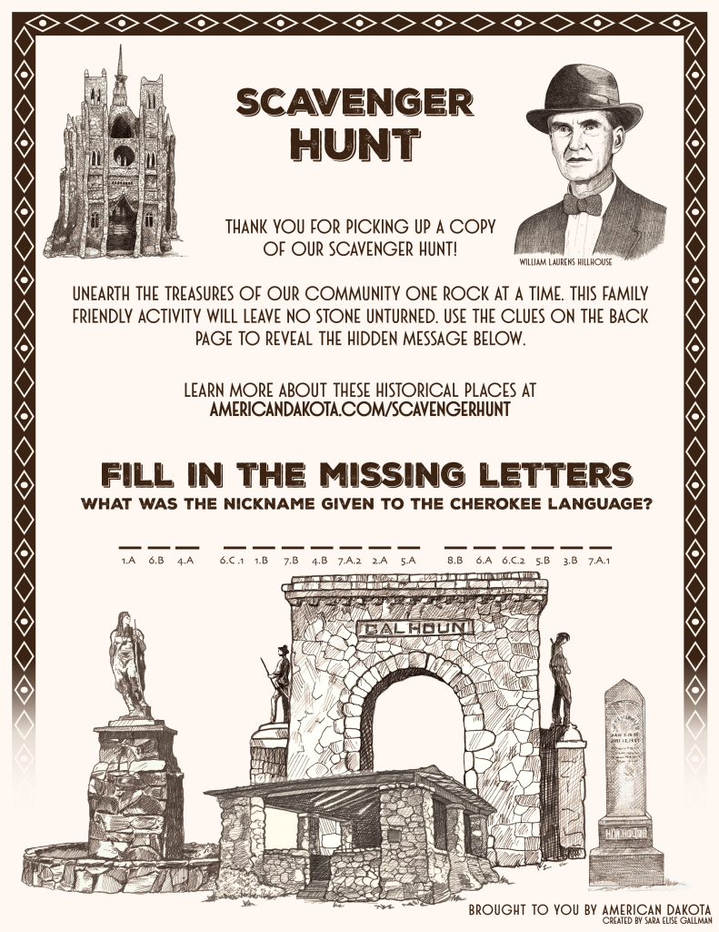 Scavenger Hunt – American Dakota